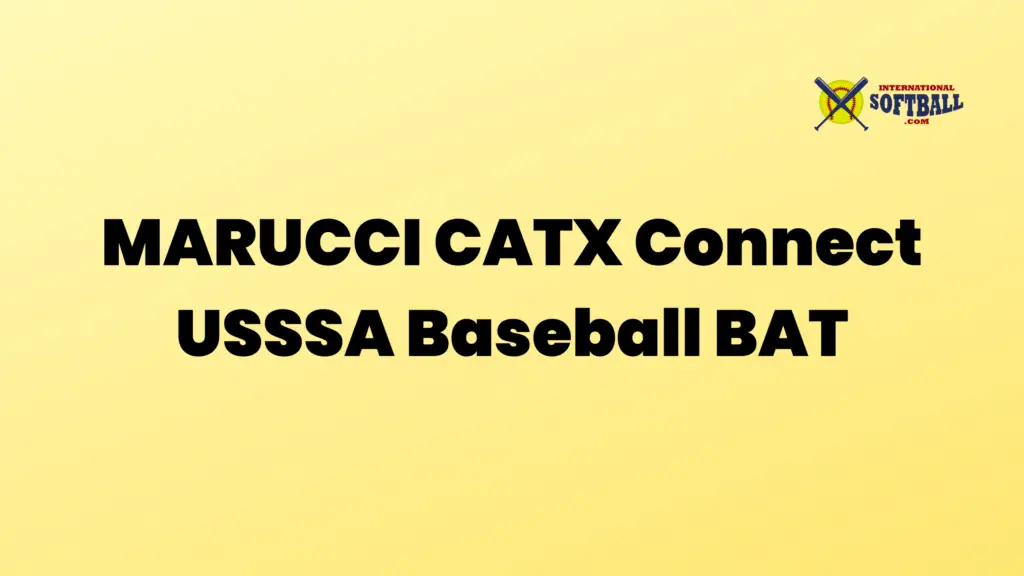 MARUCCI CATX Connect USSSA Baseball BAT - International Softball