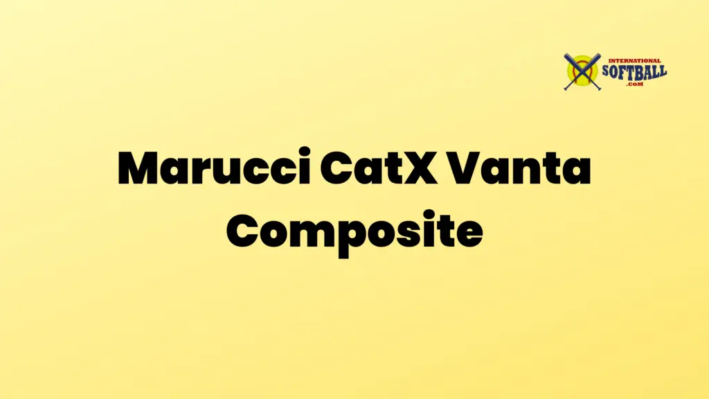 Marucci CatX Vanta Composite - International Softball