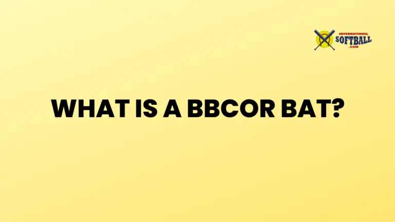 What is a BBCOR Bat? - International Softball